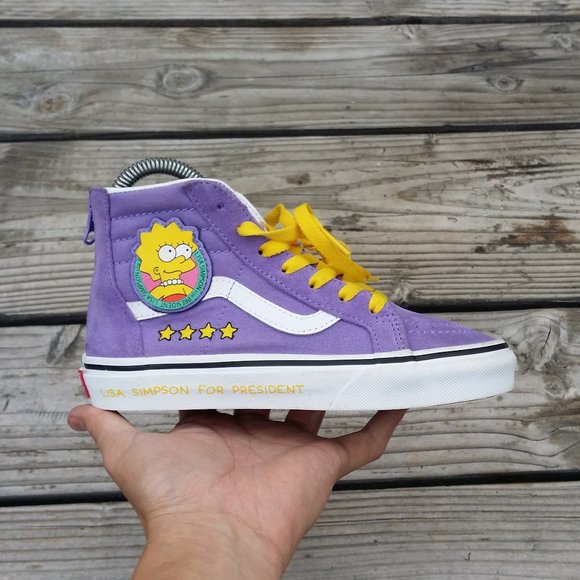 Vans | Shoes | Youth Preschool Vans The Simpsons X Sk8hi Lisa Simpson 4 ...